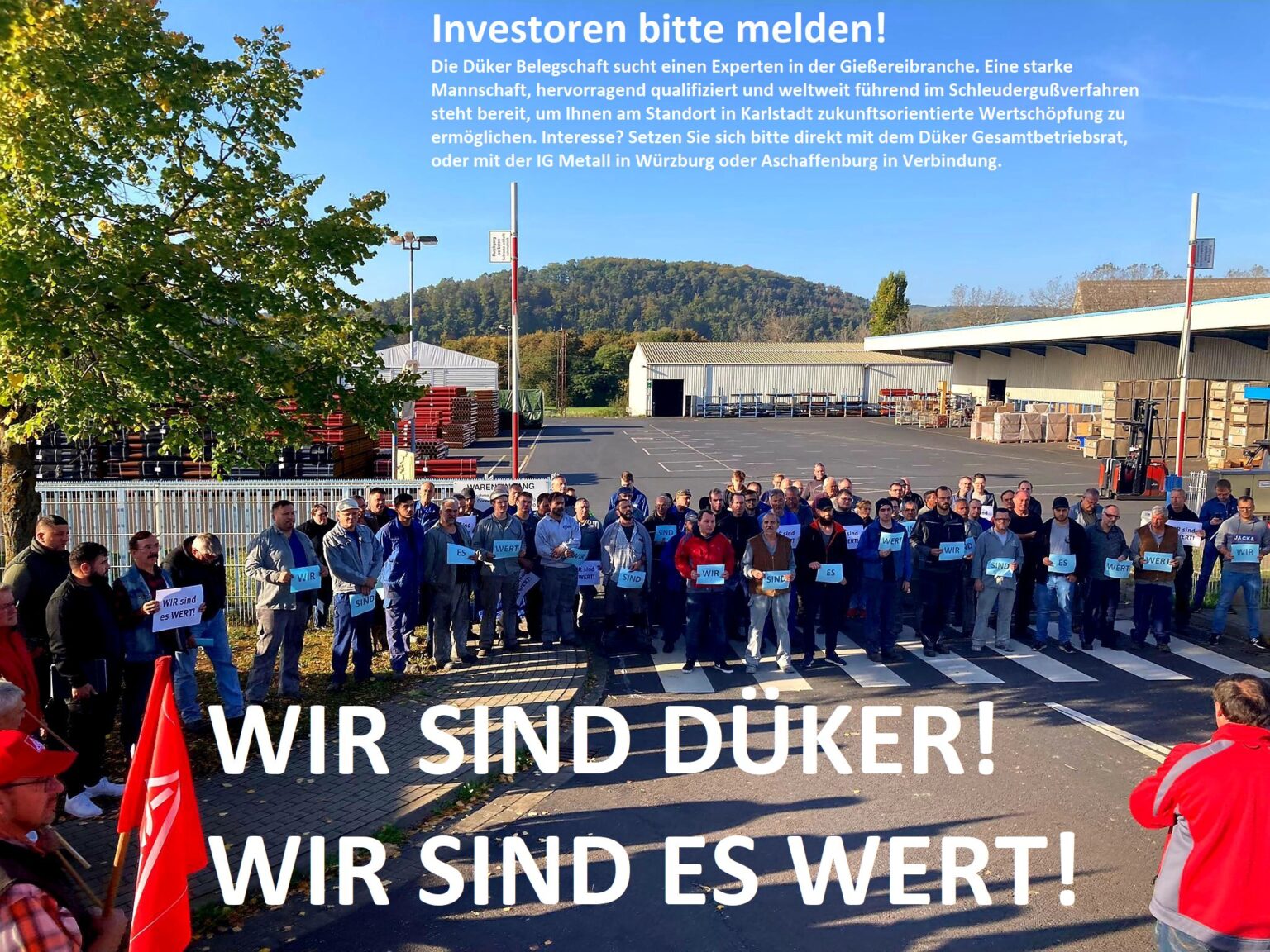 Düker Belegschaft will Kahlschlag nicht hinnehmen und sucht via ...